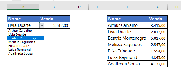 2 Maneiras de criar Lista Suspensa no Excel - Ninja do Excel