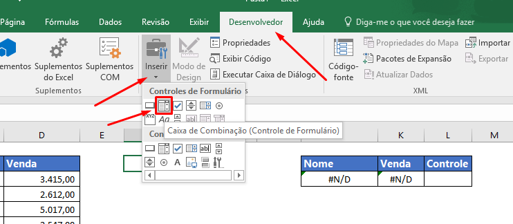 2 Maneiras de criar Lista Suspensa no Excel - Ninja do Excel