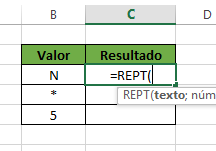 Aprenda a utilizar a função REPT no Excel - Ninja do Excel