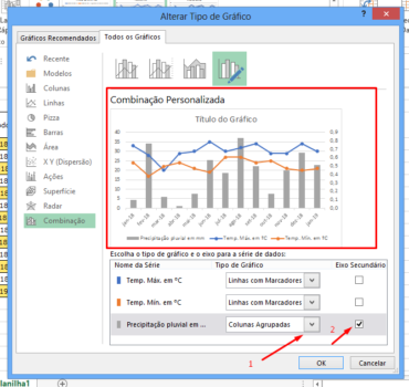 Gráfico com dois eixos no Excel - Ninja do Excel