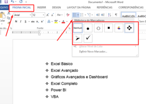 Marcadores no Word - Ninja do Excel