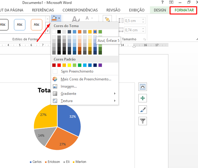 Como Fazer um Gráfico no Word - Ninja do Excel