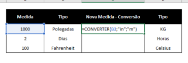 Saiba Como Fazer Conversão de Medidas no Excel (Função Converter ...