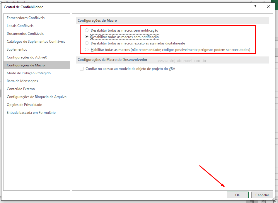 Descubra Como Habilitar Macro no Excel - Ninja do Excel