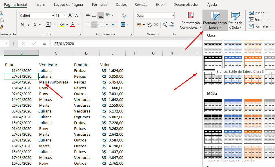 Tabela Dinâmica com Power Query no Excel - Ninja do Excel
