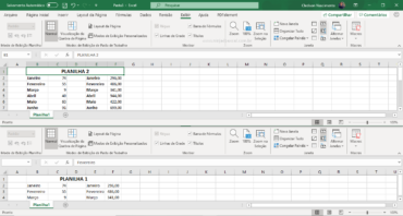 Exibir Duas ou mais Planilhas ao Mesmo Tempo no Excel - Ninja do Excel