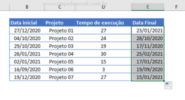 Como Adicionar Dias a uma Data no Excel - Ninja do Excel