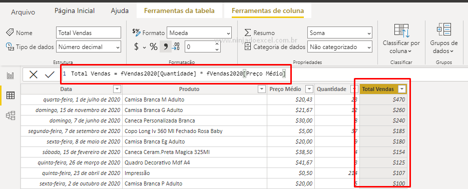 Fun o DIVIDE No Power BI Aprenda Passo A Passo Ninja Do Excel