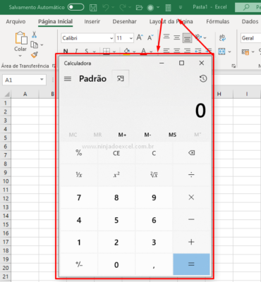 Como Adicionar e Usar Calculadora no Excel - Ninja do Excel