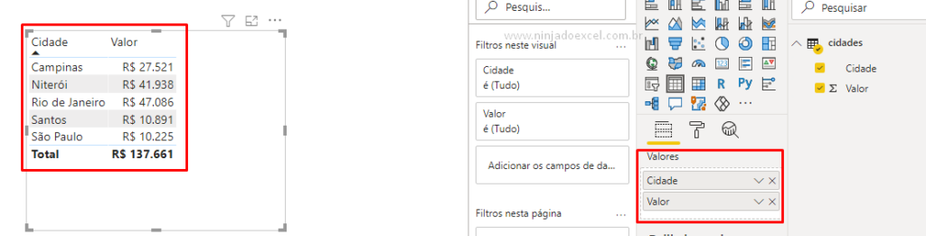 Classificar Por Colunas no Power BI – Passo a Passo - Ninja do Excel