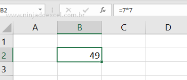 Como Elevar ao Quadrado no Excel - Ninja do Excel