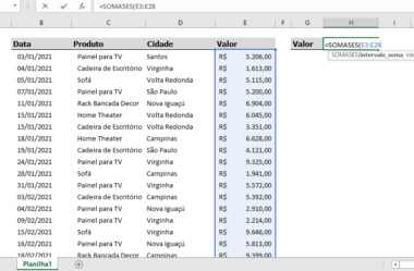 Como Somar Valores Entre Duas Datas No Excel - Ninja do Excel