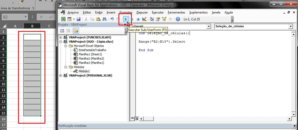 Como Selecionar Células Com VBA no Excel - Ninja do Excel