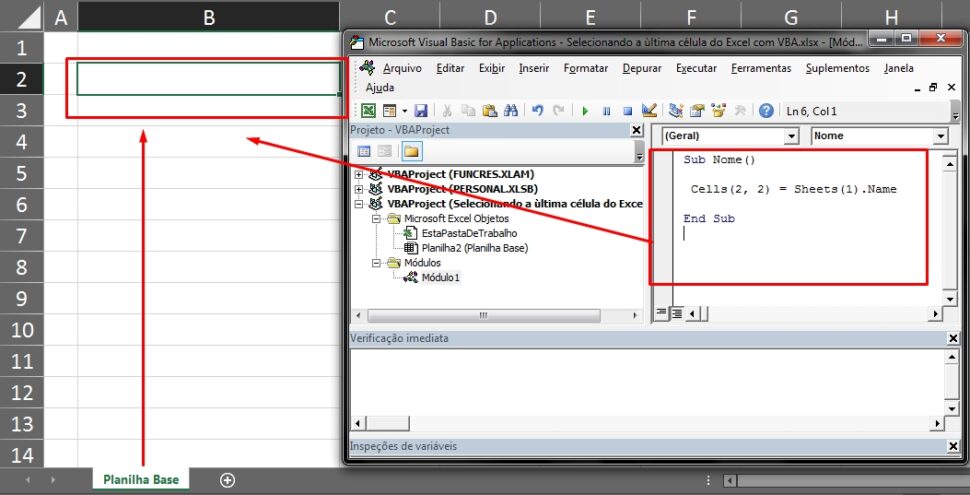 Mostrar na Célula o Nome da Planilha do Excel Com VBA - Ninja do Excel