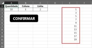 Planilha Para Listar Números Ímpares Com VBA - Ninja do Excel