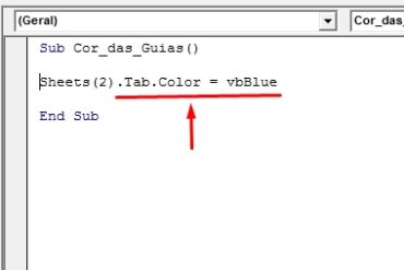 Como Alterar a Cor das Guias do Excel Com VBA - Ninja do Excel