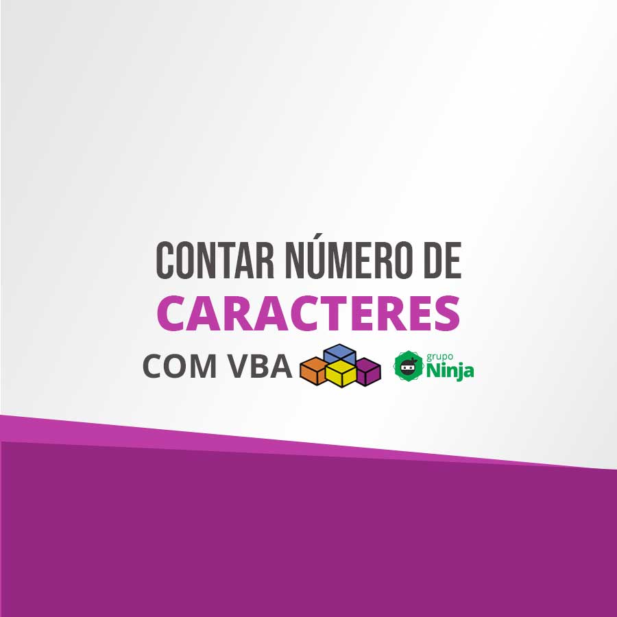 Contar Número De Caracteres Com Vba Planilha Pronta