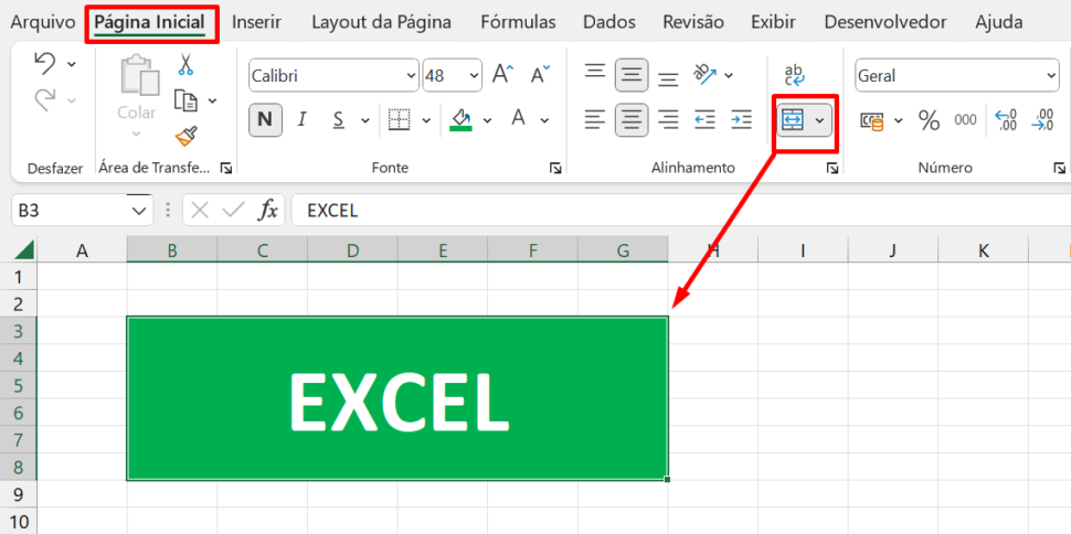 Como Mover Células Mescladas no Excel - Ninja do Excel