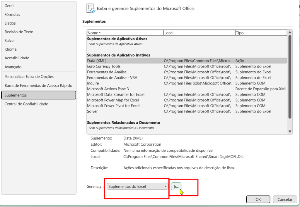 Como Ativar os Suplementos do Excel - Ninja do Excel