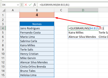 Como Dividir Uma Coluna em Várias Partes no Excel