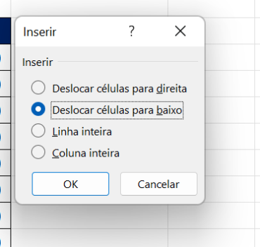 Como Inserir Linha no Excel - Ninja do Excel