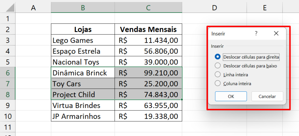 Como Inserir Linha no Excel - Ninja do Excel