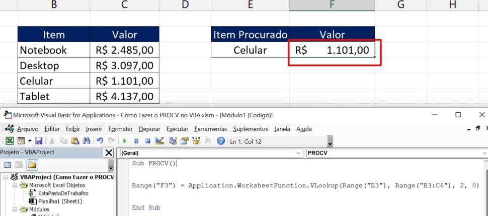 Como Fazer o PROCV no VBA - Ninja do Excel