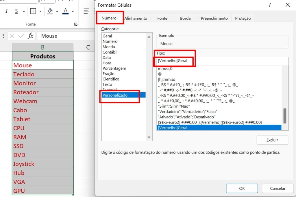 3 Formas de Mudar a Cor da Fonte no Excel - Ninja do Excel
