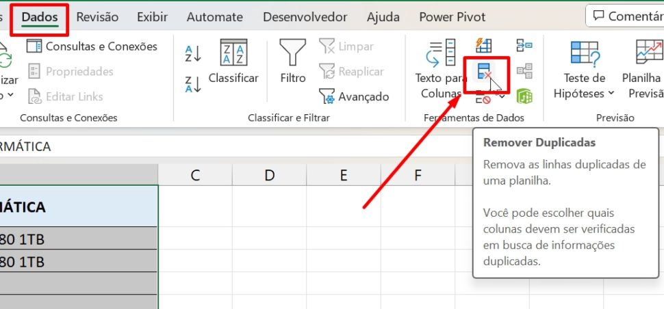 Qual a Finalidade da Ferramenta Remover Duplicadas no Excel - Ninja do Excel