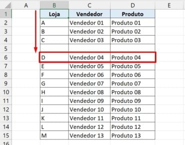 Como Deslocar Linhas Para Baixo no VBA - Ninja do Excel