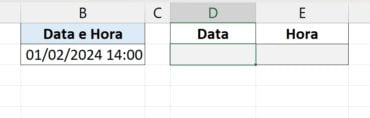 Como Separar Data e Horas no Excel - Ninja do Excel