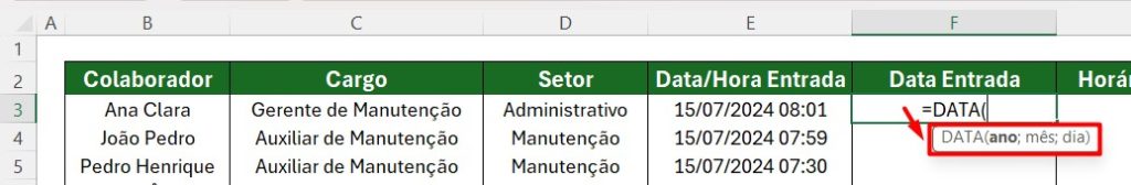 Como Separar Data e Hora no Excel - Ninja do Excel
