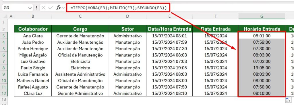 Como Separar Data e Hora no Excel - Ninja do Excel