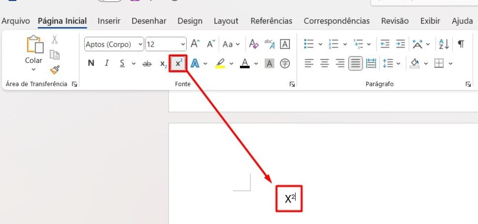 Como Colocar Número Elevado no Word - Ninja do Excel