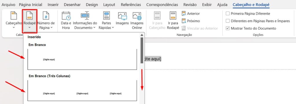 Trabalhando com Cabeçalhos e Rodapés no Word - Ninja do Excel