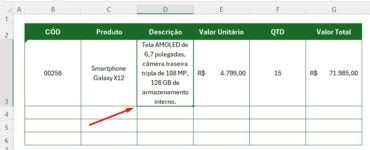 Como Quebrar Texto Automaticamente no Excel - Ninja do Excel