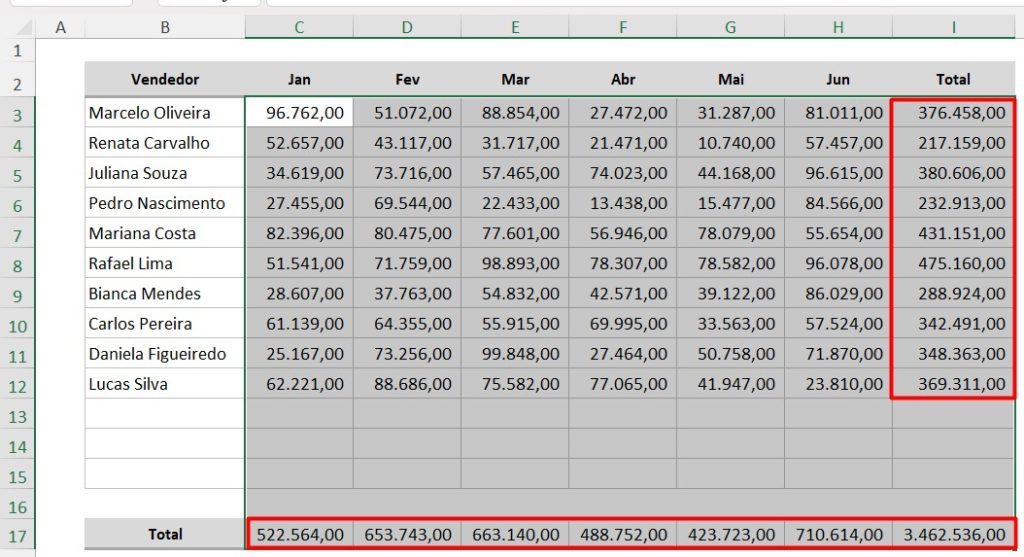 Como Fazer Soma Automática no Excel - Ninja do Excel