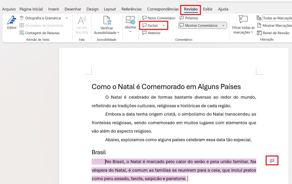 O Jeito Mais Fácil de Remover Comentários no Word - Ninja do Excel