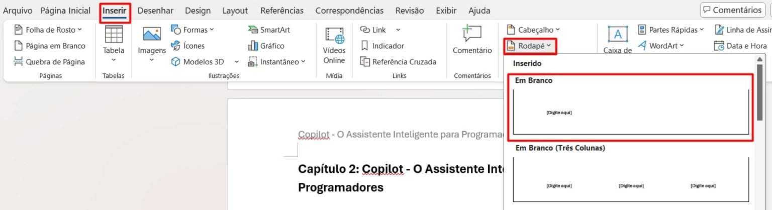Como Utilizar Cabeçalhos e Rodapés no Word - Ninja do Excel