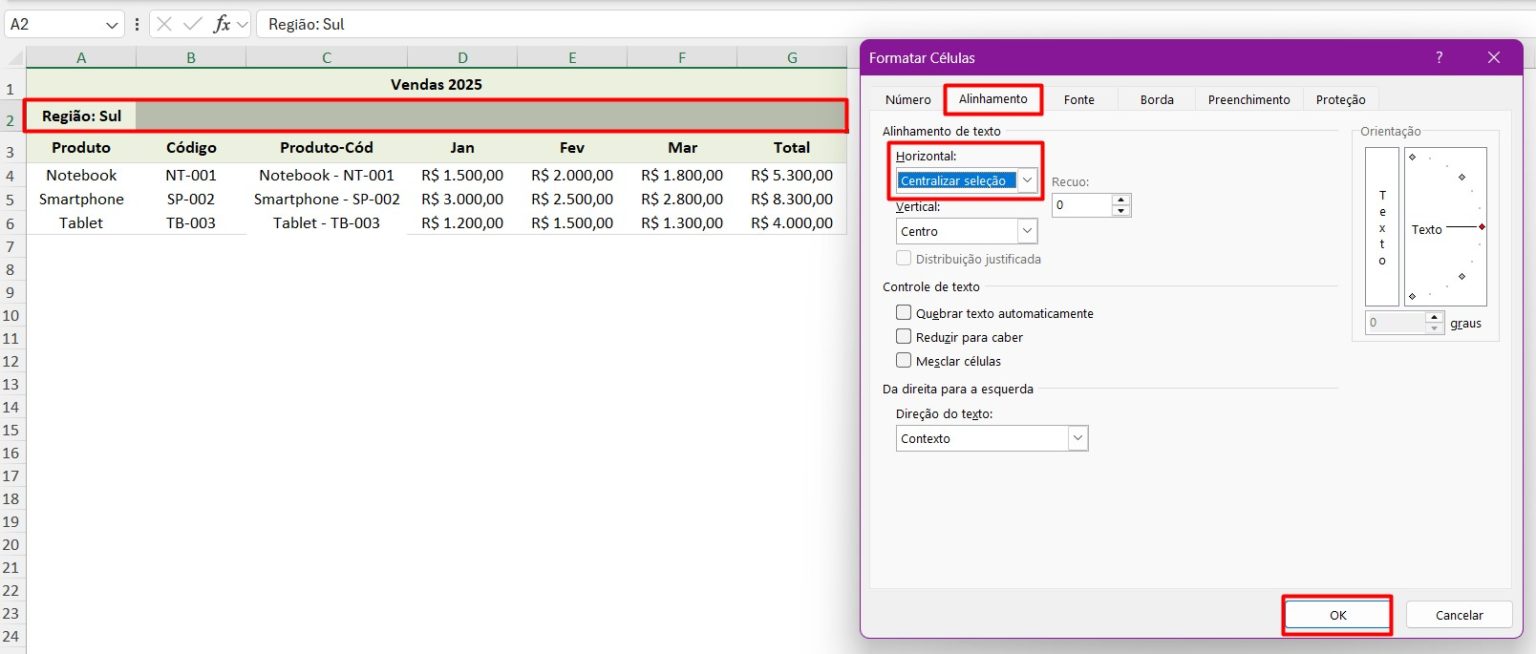 Mesclar Corretamente no Excel: Aprenda agora mesmo! - Ninja do Excel