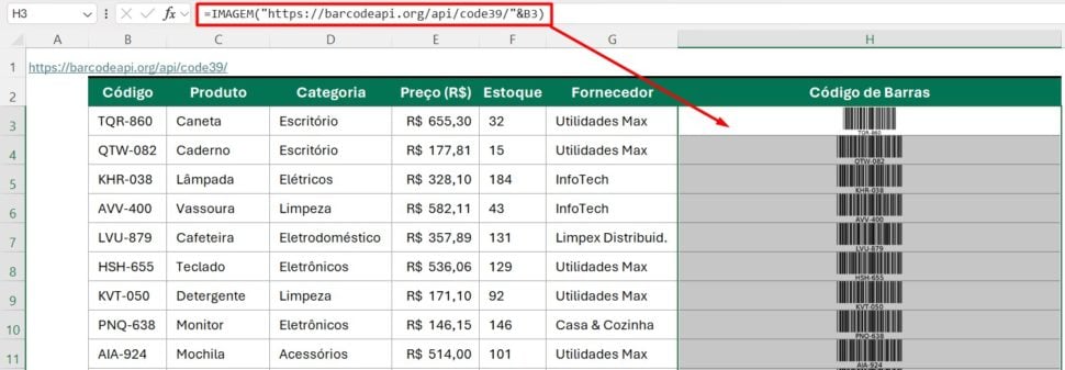 Como Gerar Código de Barras no Excel - Sem Usar VBA - Ninja do Excel